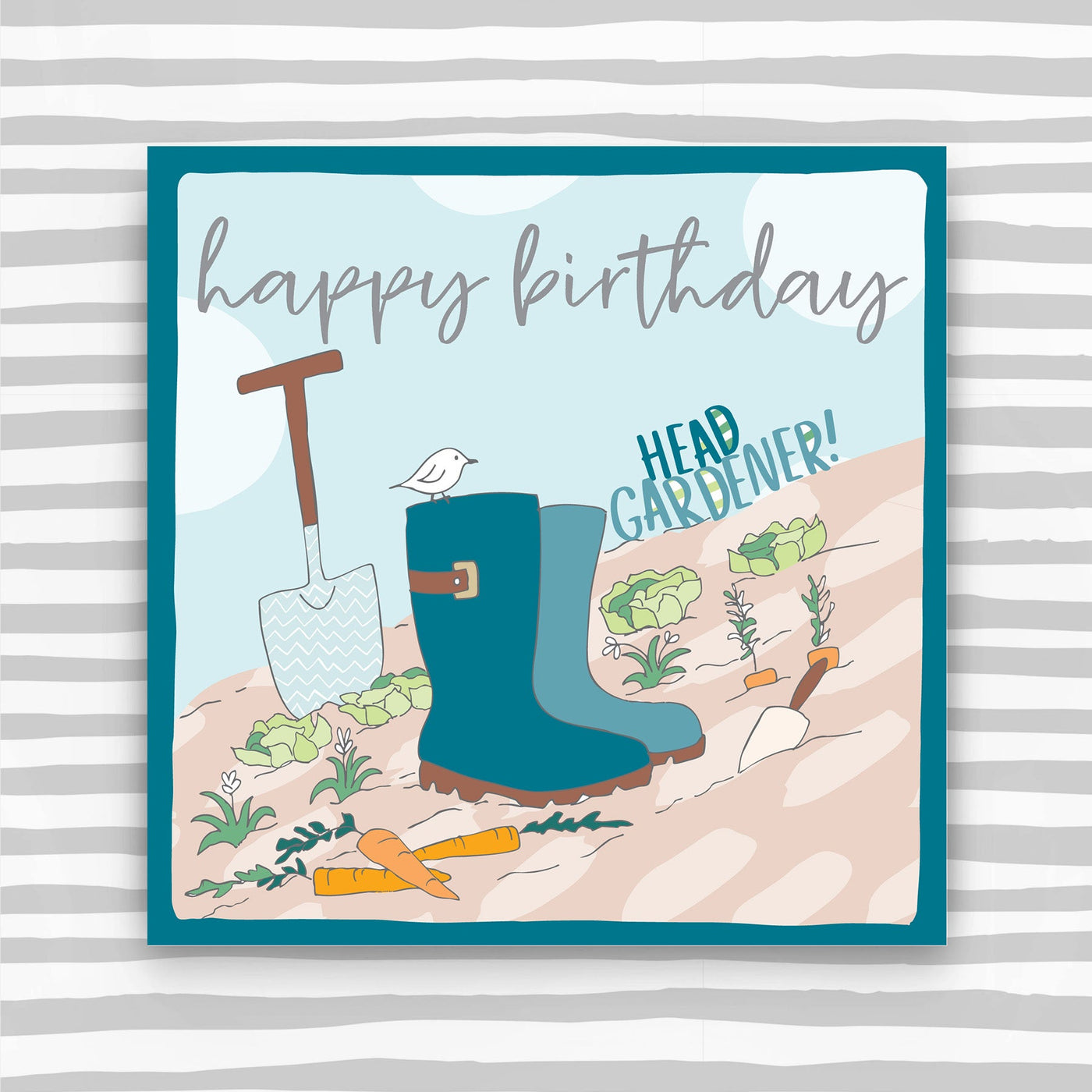 Gardener - Happy Birthday Greeting Card (OC14) — Molly Mae