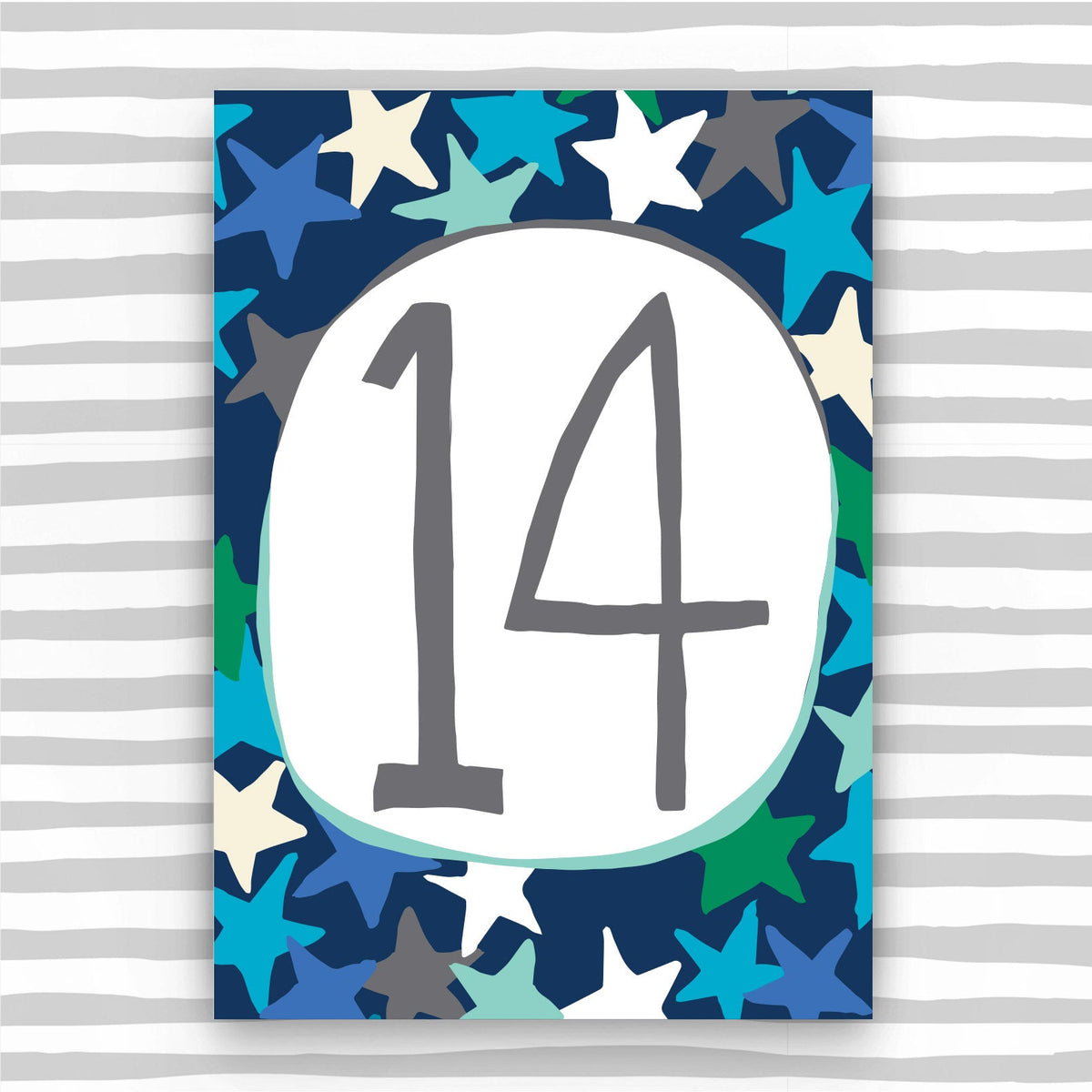 Boy Aged 14 Card (HB14) — Molly Mae