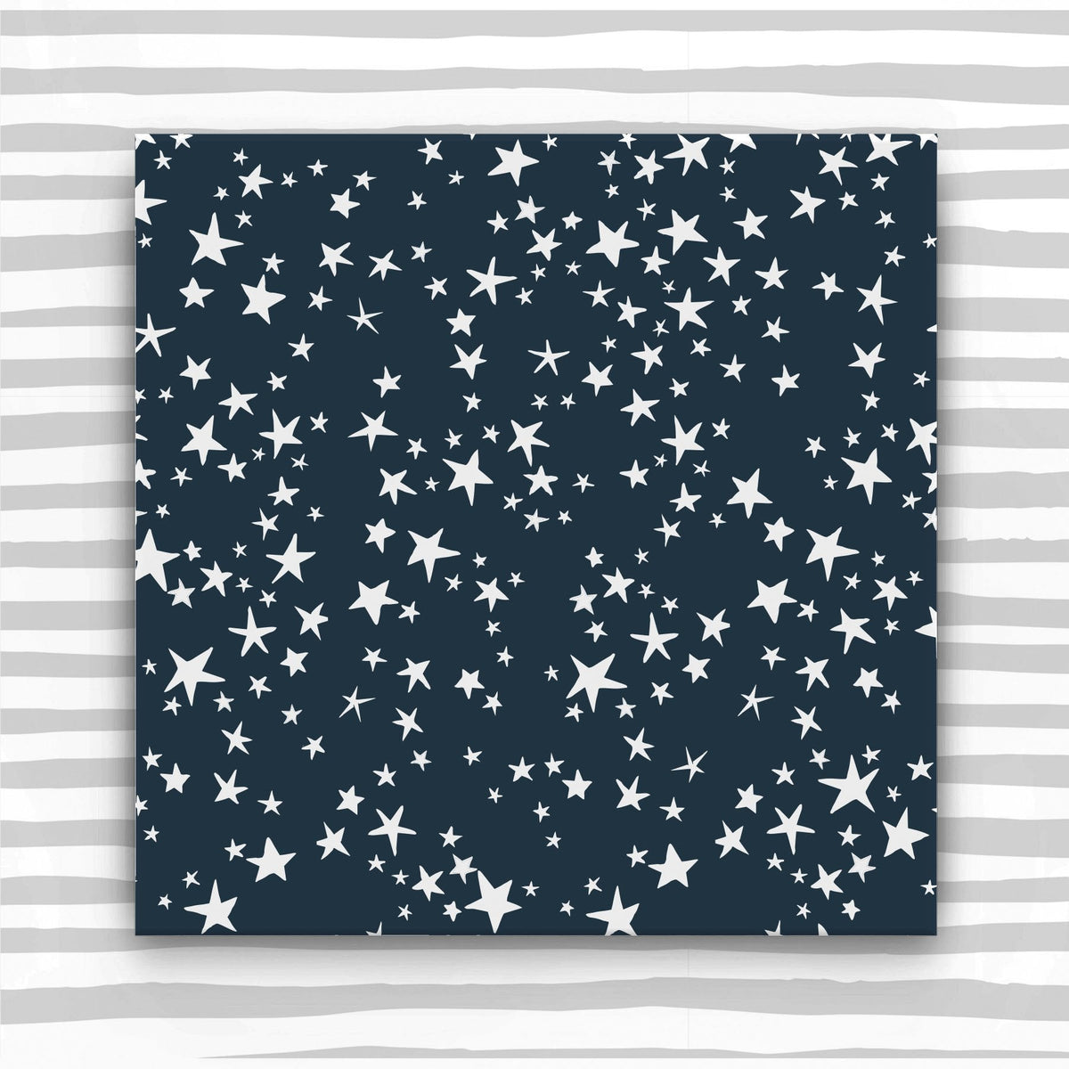 Christmas Gift Wrap - Stars on navy (2 sheets - WR47) — Molly Mae